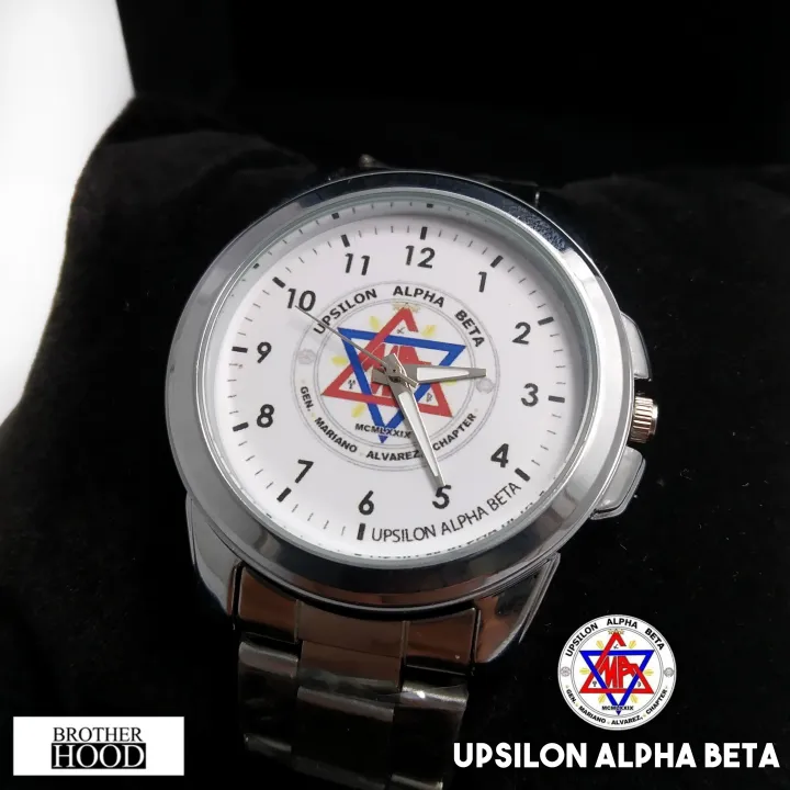 BROTHERHOODSTORE Upsilon Alpha Beta Edition Silver Stainless Steel Unisex Watch | Lazada PH