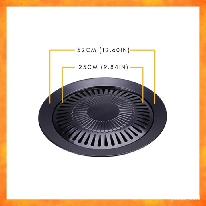 NewKOREAN SMOKELESS BBQ PAN SINGLE STOVE PARTY SET, Samgyupsal Grill ...