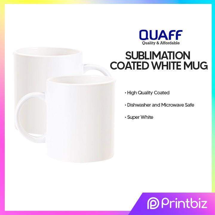 QUAFF Sublimation White Mug 36pcs (1BOX) | Lazada PH