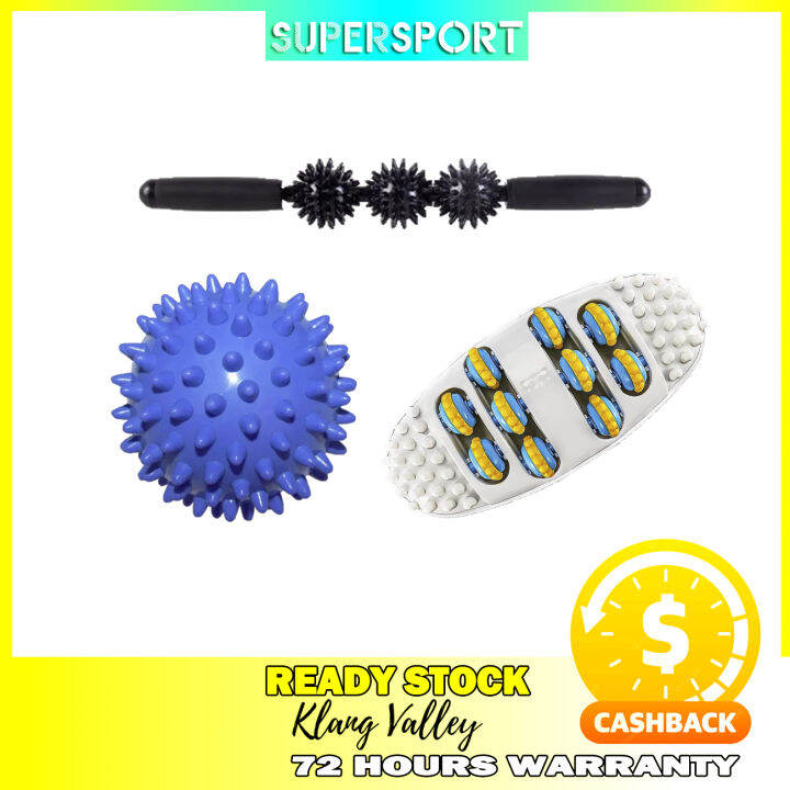 Massage 3 In 1 Package 3 Spiky Ball Massage Stick Spiky Ball Foot