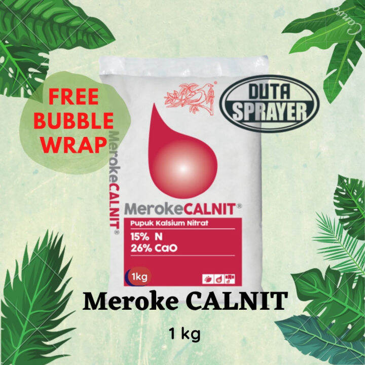 MEROKE CALNIT 1 kg - KALSIUM NITRAT HIDROPONIK Kemasan Pabrik 1kg ...