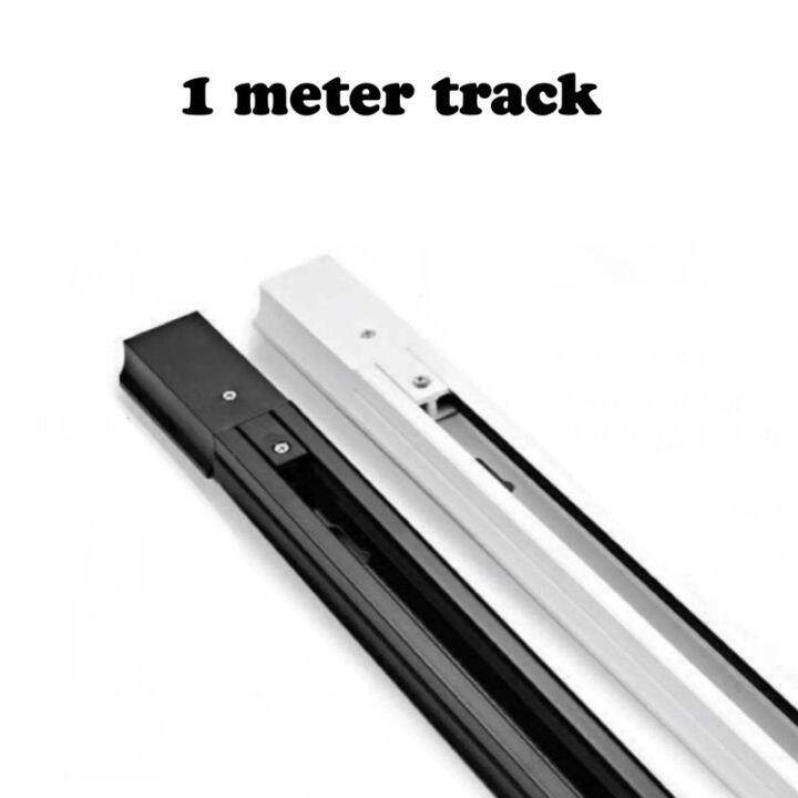 Track Rail Track Light Fitting Aluminum 1 meter 2 wire Connector System ...