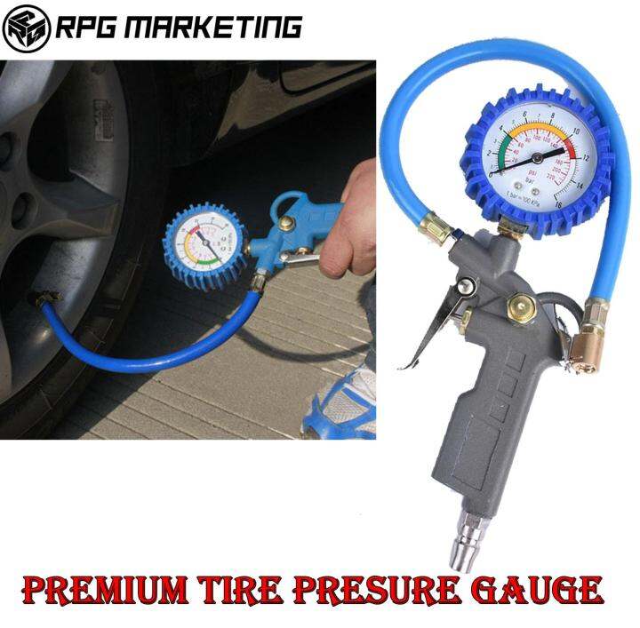 Tire Air Pressure Inflator Gauge with indicator | Lazada PH