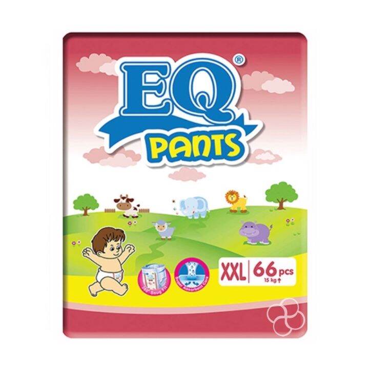 EQ XXL Diaper Pants Mega Pack 66s | Lazada PH