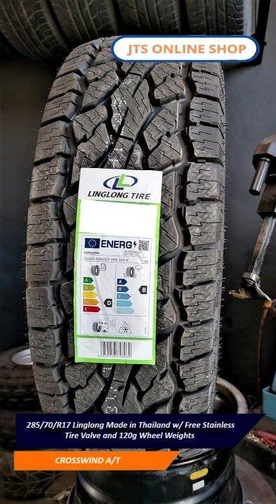285/70/R17 Linglong Made in Thailand w/ Free Stainless Tire Valve and 120g Wheel Weights (PRE ...