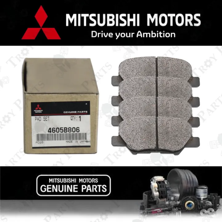 Original Mitsubishi Rear Brake Pad 4605B806 for Mitsubishi ASX 2.0 GA2W ...