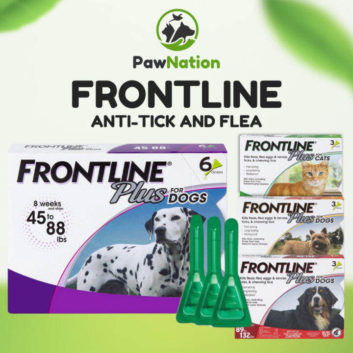 Frontline Plus Anti Ticks and Fleas Control for Dogs and Cats Fast ...
