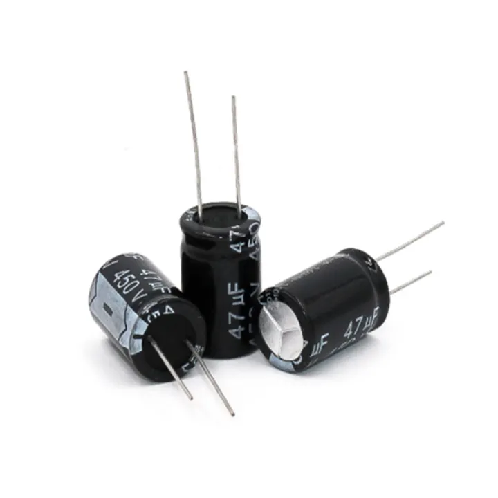 5pcs 450V 47UF 16*25mm low ESR Aluminum Electrolyte Capacitor 47 UF 450 ...