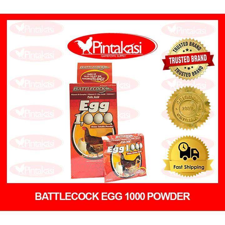 COD 5pcs Egg 1000 Egg Booster Powder 20g sachet of Battlecock for ...