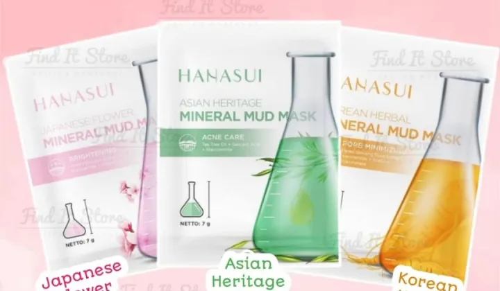 hanasui mineral mud mask japanese flower asian heritage korean herbal ...