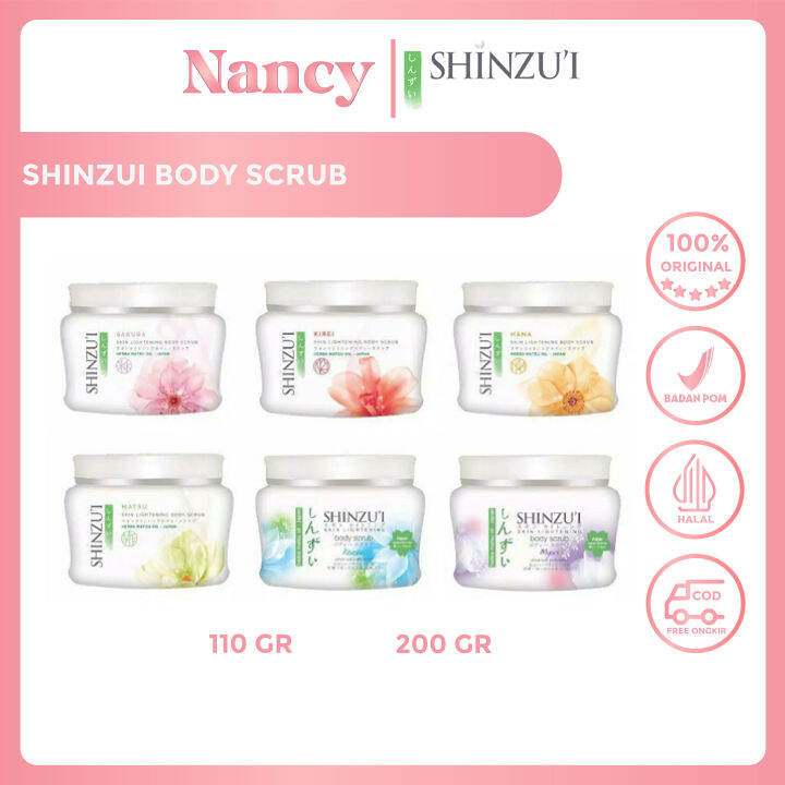 (READY) SHINZUI BODY SCRUB 110 GR / 200 GR BPOM | Lazada Indonesia