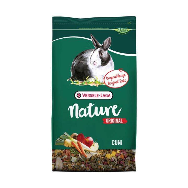 Nature Original Cuni, 2.5 kg. (Rabbit) เนเจอร์ คูนิ อาหารกระต่ายโตจาก ...