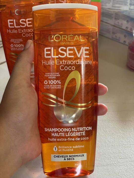 L'Oreal Paris Elseve Extraordinary Oil Nourishing Shampoo 250ml for DRY ...