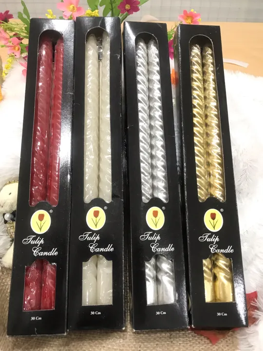 Lilin Spiral 30cm (isi 2) Lilin Altar Doa Misa Gereja | Lazada Indonesia