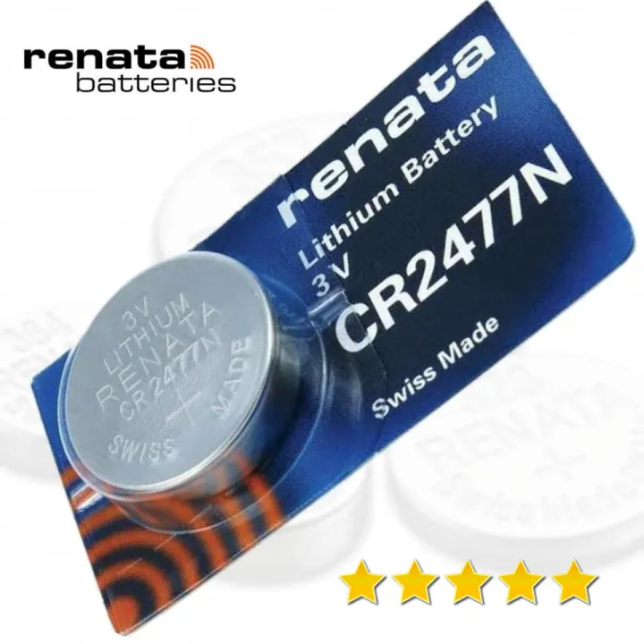 Battery Renata cr2477 cr 2477 lithium 3V baterai original. | Lazada ...