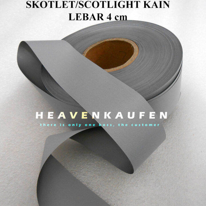 Skotlet Scotlite Pita Reflektif Jaket Lebar 4 cm Warna Abu Silver Harga ...