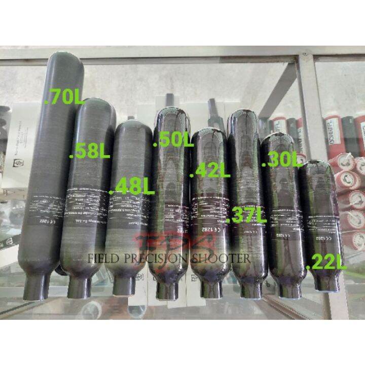 PCP bottle cylinder Carbon Fiber M18x1.5 thread | Lazada PH