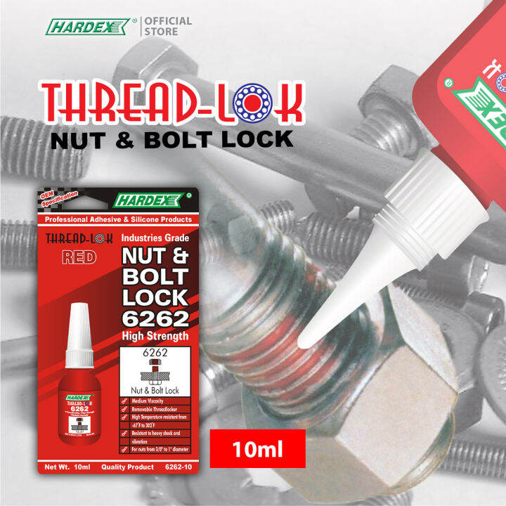 Hardex Nut & Bolt Lock Threadlock (10ml) 6262-10 | Lazada