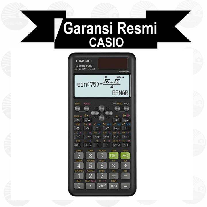 Kalkulator Ilmiah / Sientific Calculator - Casio FX-991 ID Plus 2nd ...