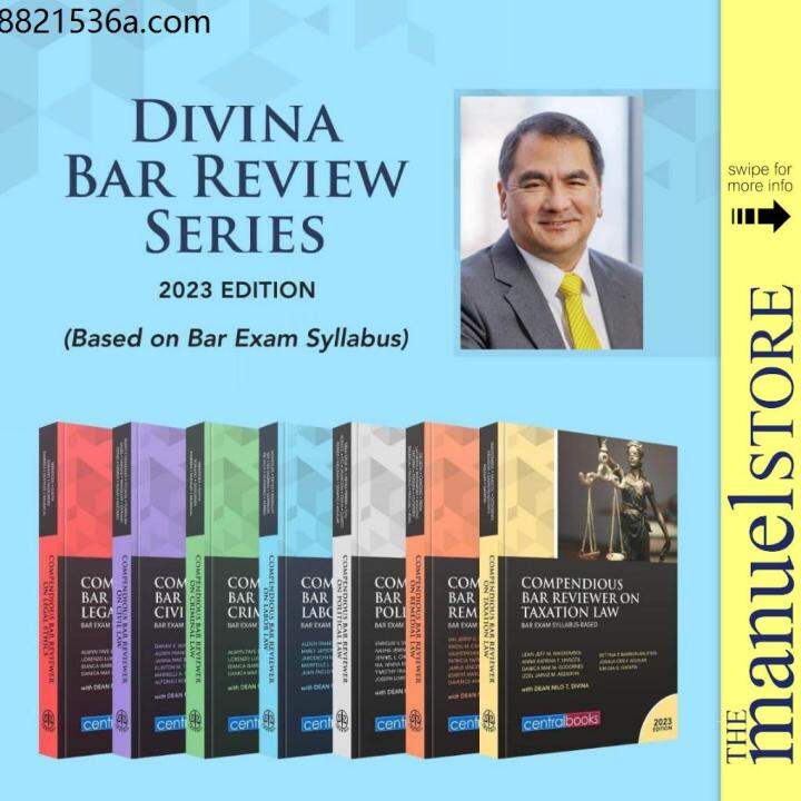 Compendious (2023) Bar Reviewer on - with Dean Nilo Divina Review ...