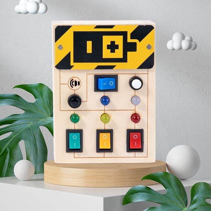 【CW】 Children Educational Traffic Light Color Board Early Montessori ...
