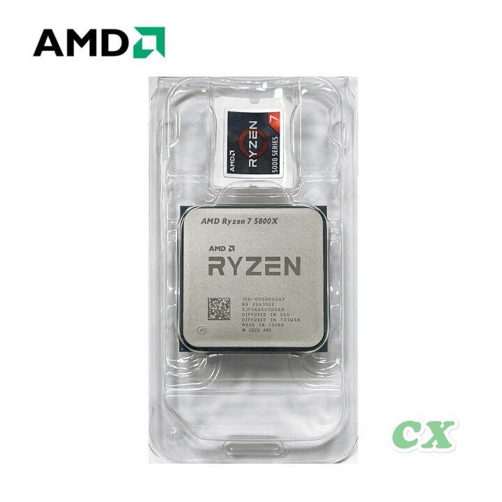1 AMD Ryzen 7 5800X R7 5800X 3.8 Ghz Eight-Core 16-Thread CPU Processor ...