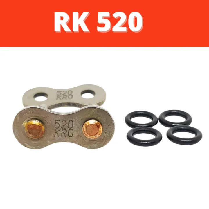 ข้อต่อโซ่ RK520 O-ring ของแท้ (โปรดอ่านรายละเอียดก่อนสั่งซื้อ) | Lazada ...