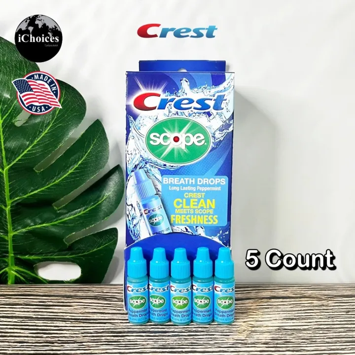[Crest] Scope Breath Drops Long Lasting Peppermint 3.2ml เครสต์ ...