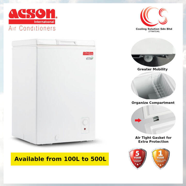 ACSON Horizontal Chest Freezer ACF10G / ACF15G / ACF20G / ACF30H ...