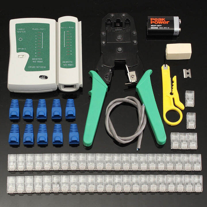 Ethernet LAN Kit Cable Fine Quality Crimper Crimping Tool Wire Stripper ...