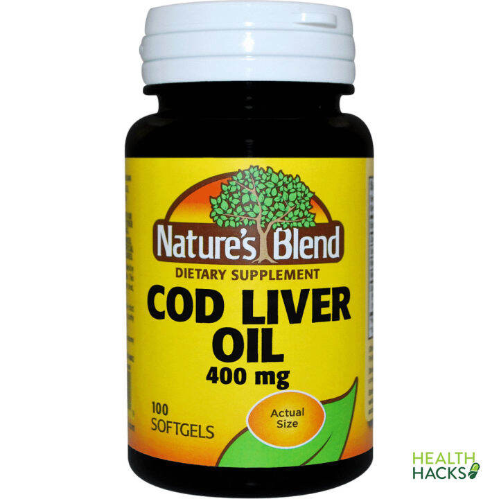 Nature's Blend Cod Liver Oil 400 mg, 100 Softgels | Lazada PH