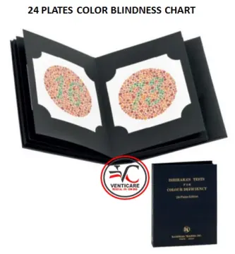 Recovery Product: Ishihara Color Blindness Test Chart Book, 44% OFF