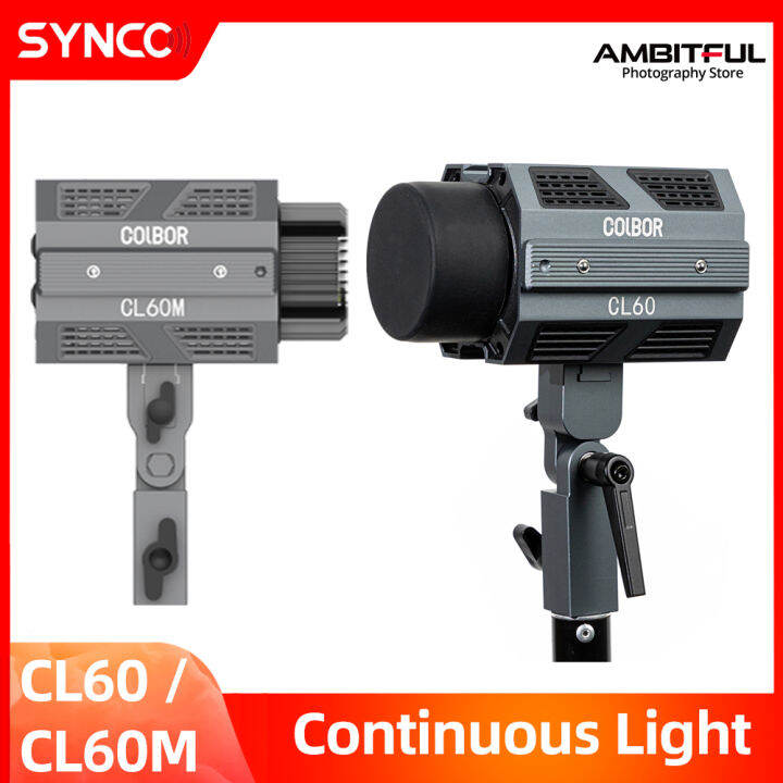 SYNCO COLBOR CL60 Bi-Color 2700-6500K CL60M 5600K LED ไฟถ่ายภาพวิดีโอ Bowens Mount ไฟสำหรับ ...