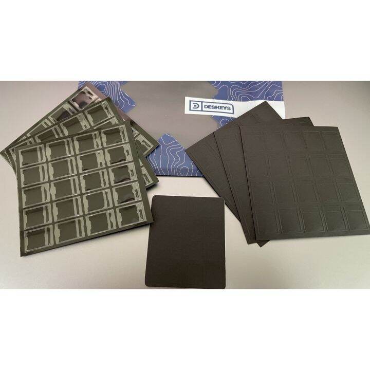 Deskeys Switch Films for Mechanical Keyboard Switches 120 films + 16 ...