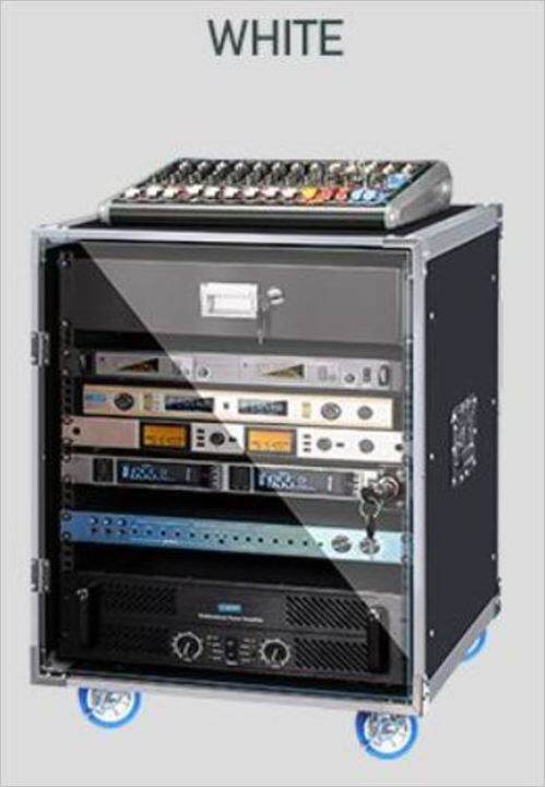 16U Flight Case Power Amplifier Rack Empty Cabinet Touring Case With ...