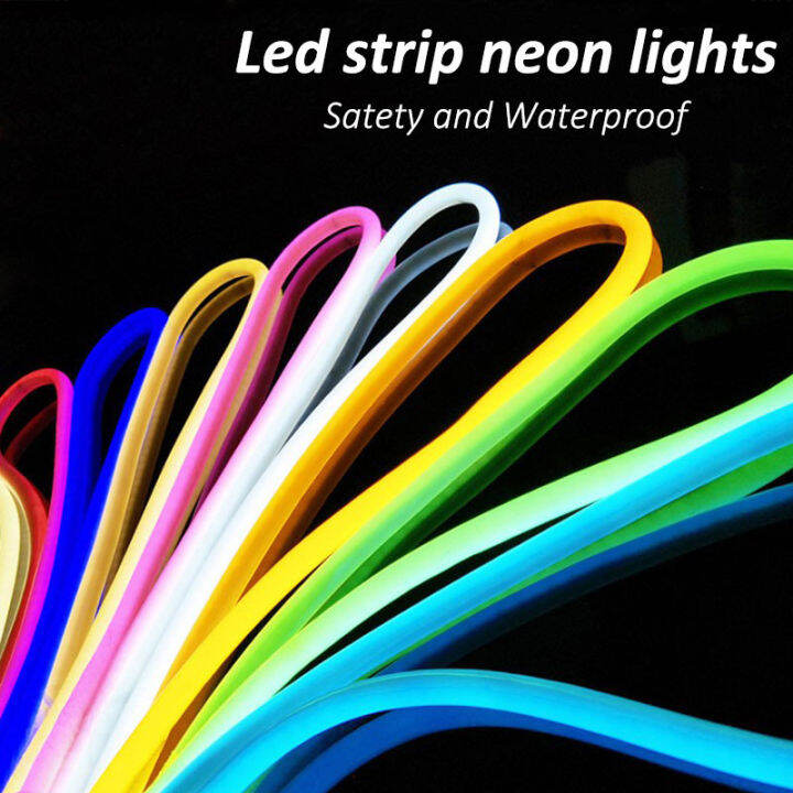 1CM Cut DC12V Flexible Silicon Neon LED Strip Light LOGO Light High ...