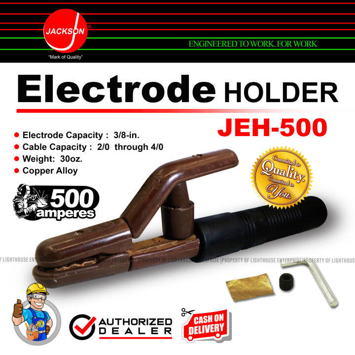 Original JACKSON Electrode Holder or Welding Holder (300A and 500A ...