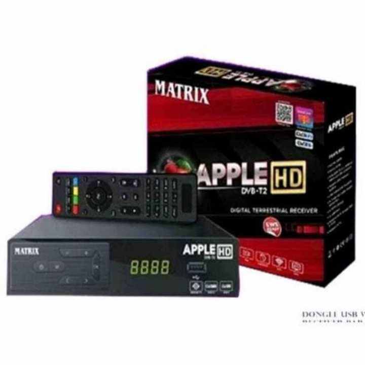SET TOP BOX STB MATRIX APPLE DVBT2 MERAH MEECAST FULL HD RECEIVER ...