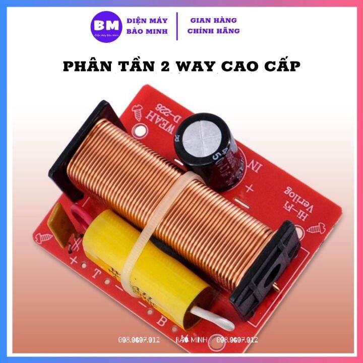 Phân tần 2 đường tiếng cao cấp WEAH D266 dùng cho 1 Bass 1 Treble ...