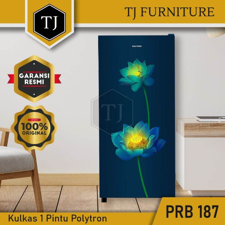 Kulkas 1 Pintu / Lemari Pendingin 180 Liter Polytron PRB 187 PRB187 PRB ...