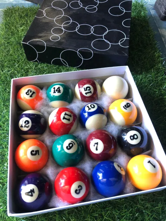 2 INCHES TAIWAN BILLIARD BALL SET/BOLA NG BILYARAN/GAMIT SA BILYARAN ...
