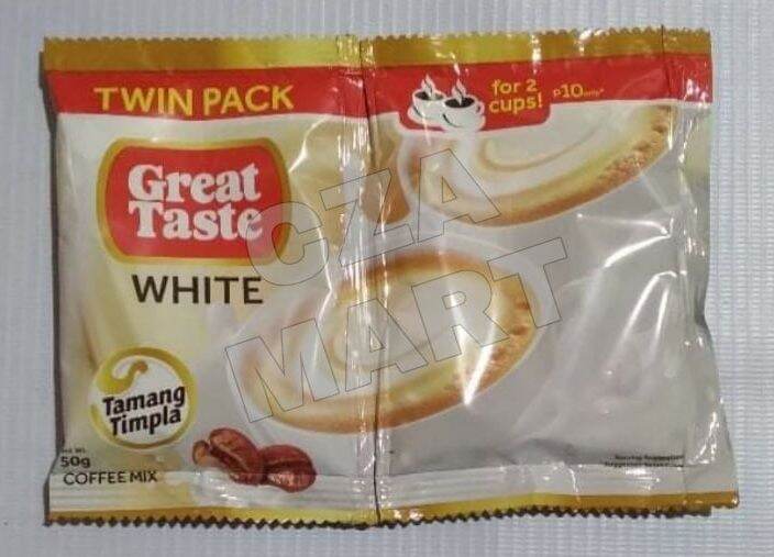 Great Taste White 3-in-1 Coffee Mix (50 Grams - Twin Sachet) | Lazada PH