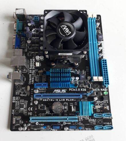 CPU AMD FX6300 6คอรฺ/FX4300+เมนบอร์ด Motherboard ASUS M5A78L-M LX3 PLUS ...