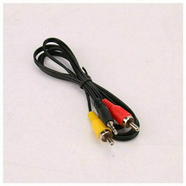 zlsfghGame console AV cable 2.5MM plug, one split two color AV cable ...