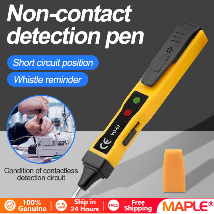 Continuity Voltage Detector Pen Non-contact Inductive AC/DC Voltage ...