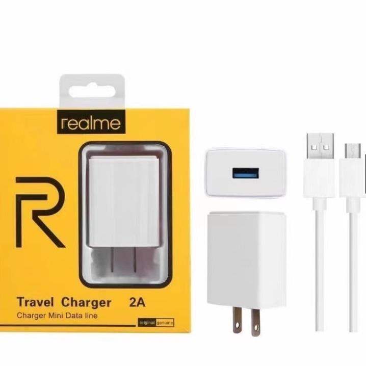 Original Realme Quick Charger VooC Fast Charging 5V/2A Adapter With ...