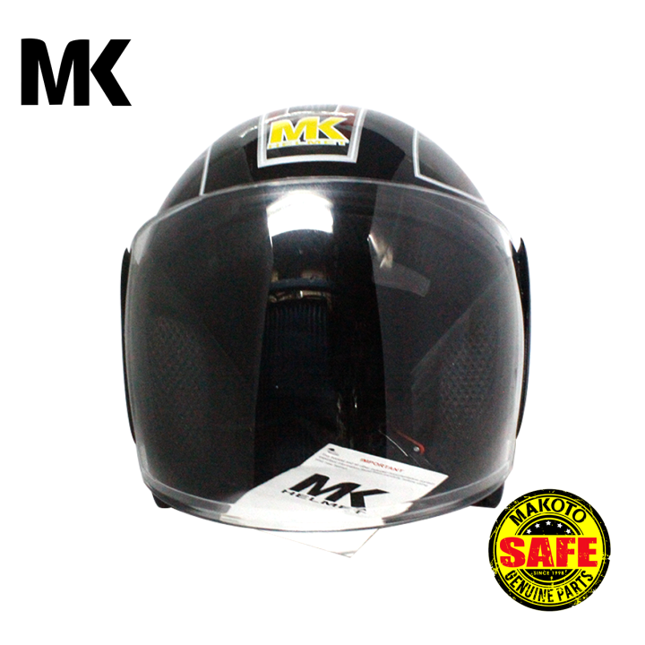 Makoto Helmet (Semi-fullface) Mk-66/Mk-88 (Black) | Lazada PH
