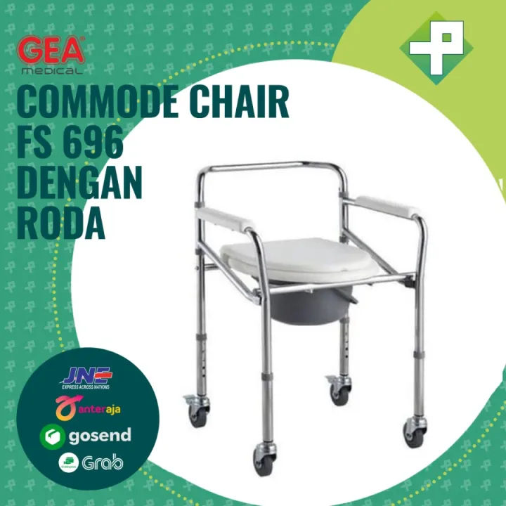 Commode Chair Dengan Roda GEA FS 696 / Kursi Buang Air | Lazada Indonesia