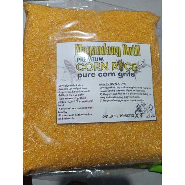 【COD】 5 KG YELLOW CORN RICE BIGAS NA MAIS Pure corn grits (5kg) | Lazada PH