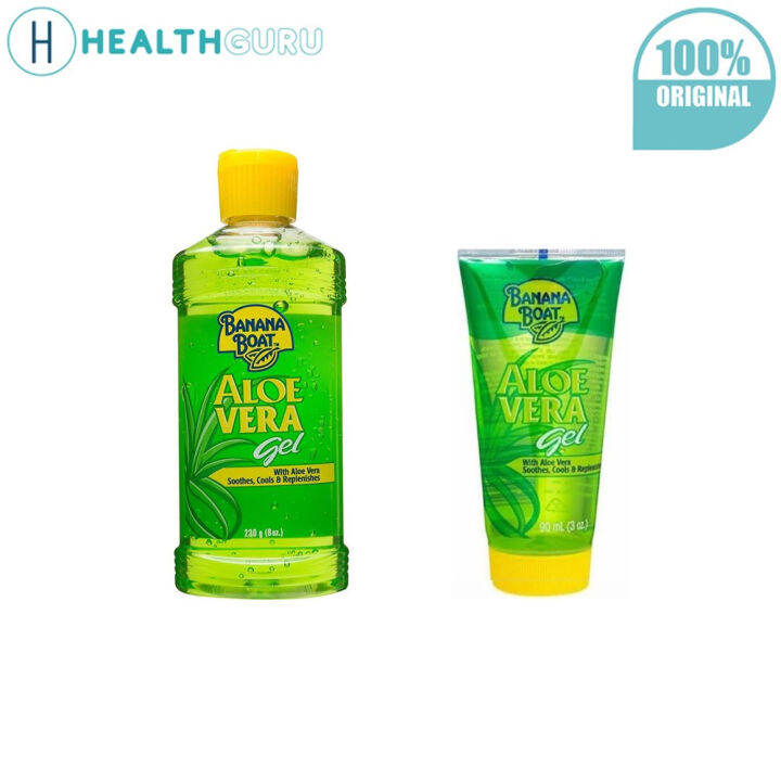 HealthGuru Banana Boat Aloe Vera Gel After Sun Gel Relieves Sunburn ...